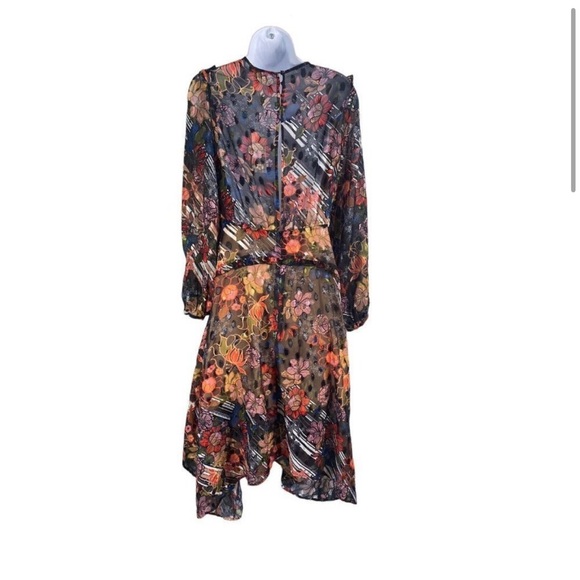 foxiedox | Dresses | Foxiedox Retro Floral Midi Dress | Poshmark